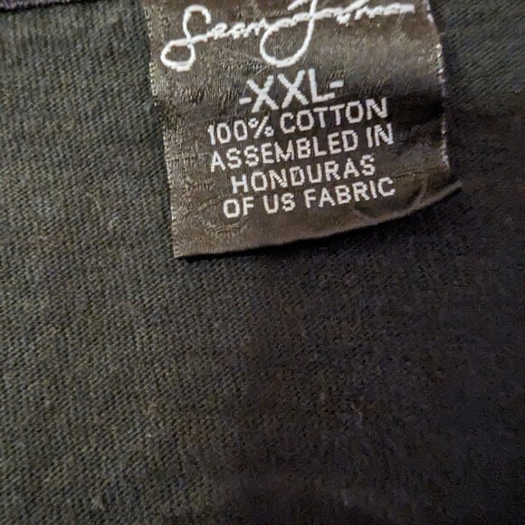 Sean John | Shirts | Vintage Sean John T Shirt Black With Red And White ...